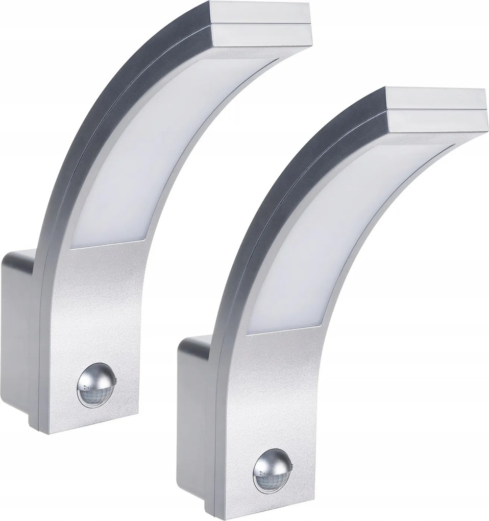 2x Led lampa se senzorem pohybu soumraku, venkovní zahradní lampa 10W, IP54