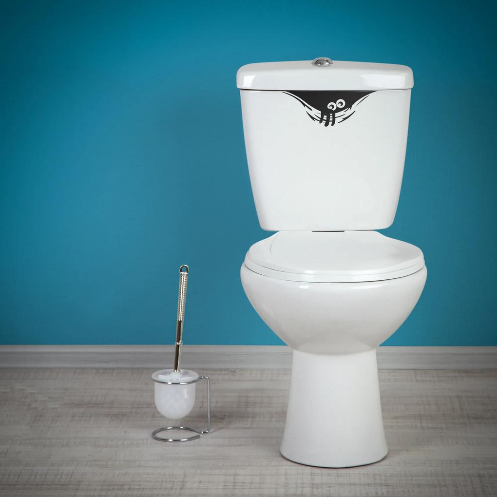 Samolepka na WC - Koukající strašidýlko - PopyDesign