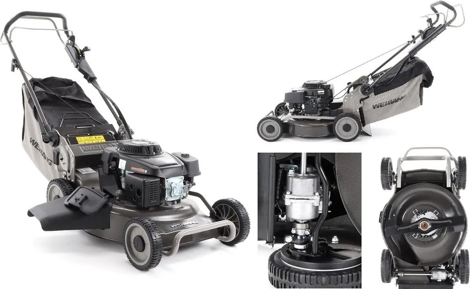 Benzínová sekačka WEIBANG WB 507 SCV 6in1 profi, pojezd, záběr 51 cm, pro plochy do 2000 m2