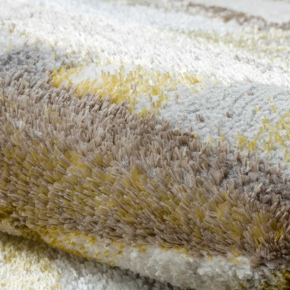 Dywany Łuszczów, Kusový koberec Bliss Z217AZ276 gold/grey, 160x220, šedá, kancelář
