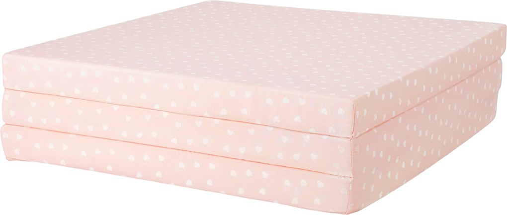 Livarno® Dětská skládací matrace, 168 x 60 x 5 cm (srdce)