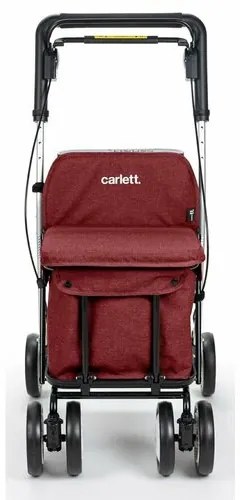 Carlett Senior Comfort nákupní taška na kolečkách 29 l, rubínová