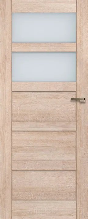 Interiérové dveře vasco doors BRAGA model 3 Průchozí rozměr: 70 x 197 cm, Orientace dveří: Levé dveře, Dekor: Dub Viking