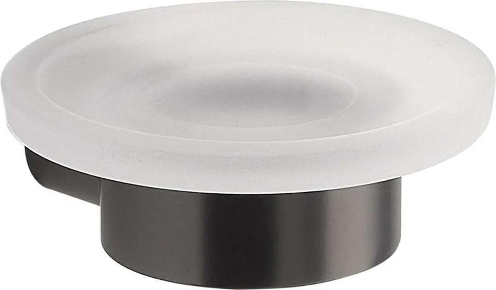 Sapho Gedy Pirenei - Mýdlenka s držákem, mléčné sklo, gun metal PI1181