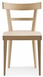 BILLIANI Dřevěná židle CAFÉ 460 GALERIE - čalounění Billiani LÁTKY 3, KŮŽE / LINARI, BRIONNE, CREDO, SOFT GALERIE - Moření Billiani Moření buk