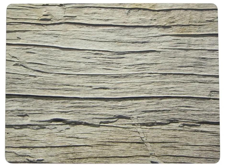 4ks pevné korkové prostírání staré dřevo Old wood - 30*40*0,4cm