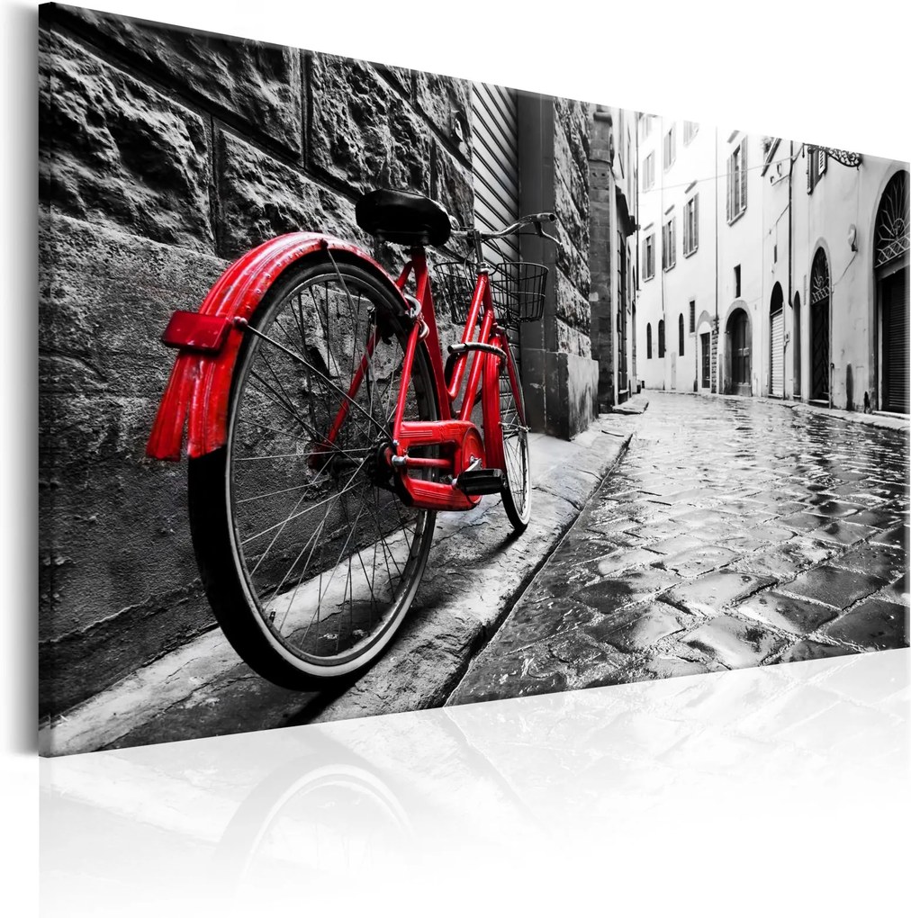 Obraz - Vintage Red Bike 90x60