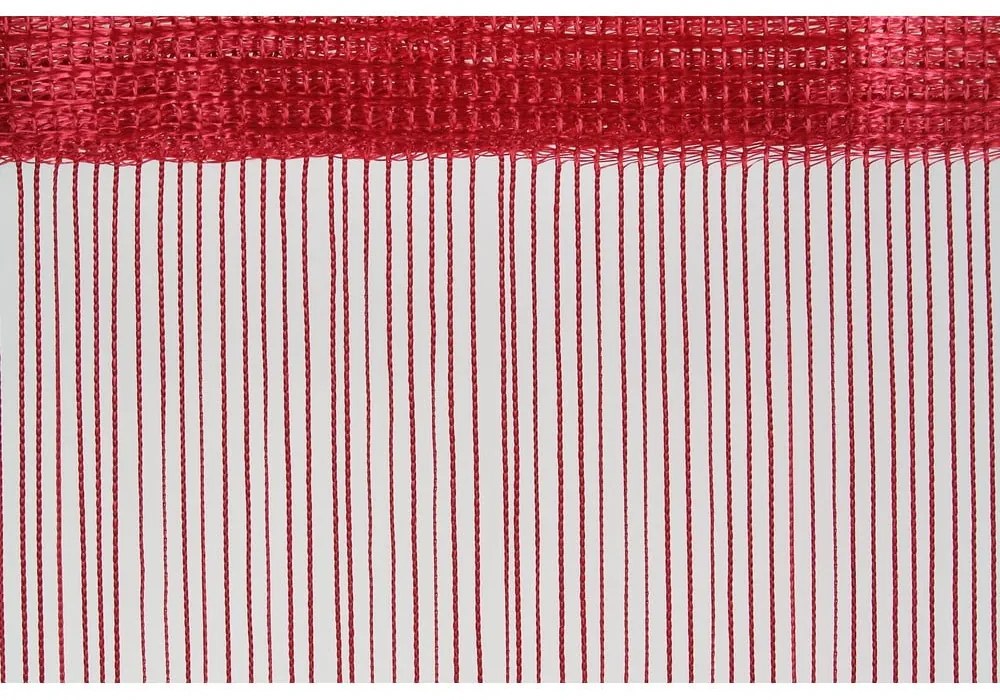 Červený závěs do dveří 100x200 cm String – Mendola Fabrics