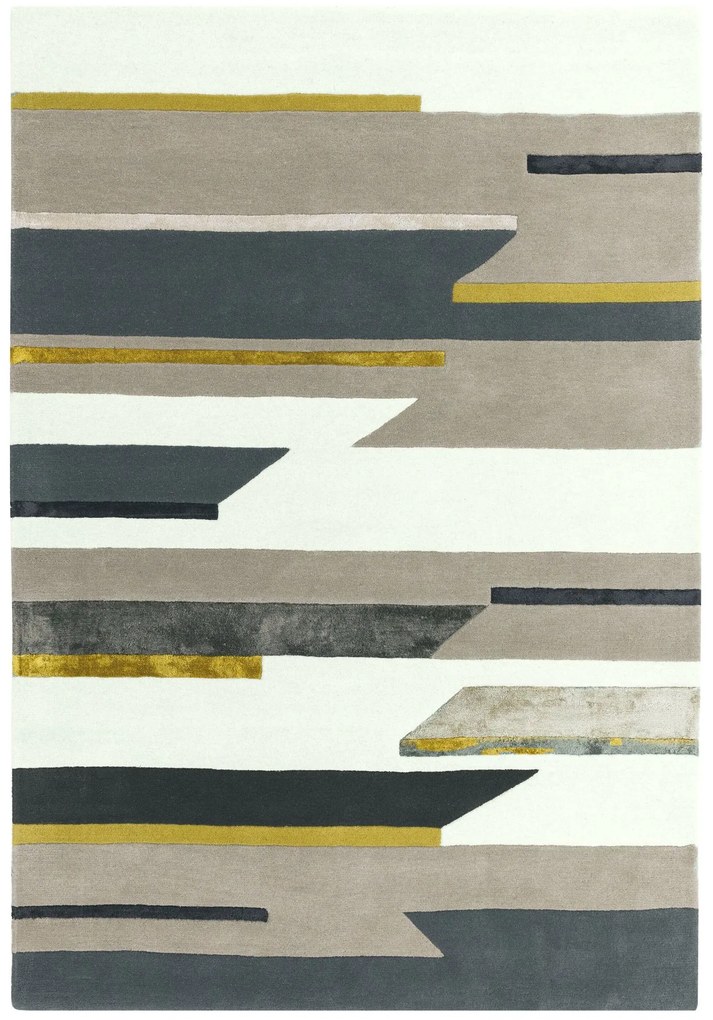 Tribeca Design Kusový koberec Blondie Rhombus Mustard Rozměry: 200x300 cm