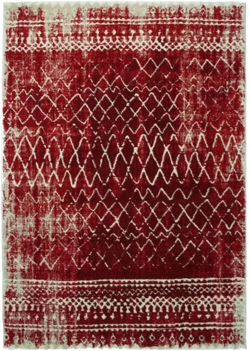 Moderní kusový koberec Loftline K11490-05 červený Typ: 200x290 cm