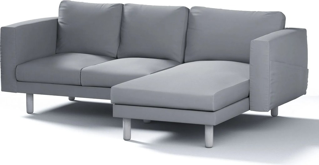 Potah na pohovku IKEA Norsborg 3-místná se šezlongem barva šedá