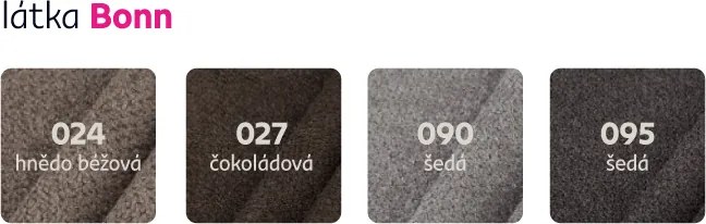 Postel, 140x200, šedá , VERONA MEGAKOMFORT