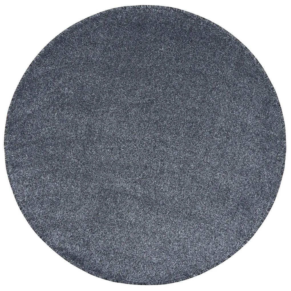 Vopi koberce Kusový koberec Apollo Soft antra kruh - 120x120 (průměr) kruh cm