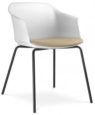LD seating Konferenční židle Wave 030-N1 Barva kostry bílá kostra GALERIE - Čalounění LD seating LÁTKY 1 / ERA, ONE 2021 Barva plastu LD bílá RAL 9003