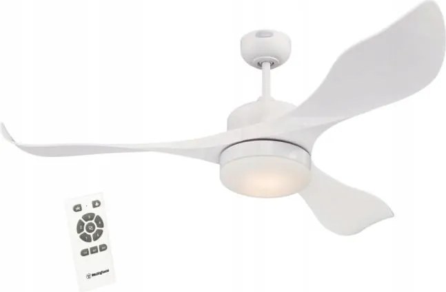 Stropní Ventilátor Pierre Bílá Led Lampa DC Dálkové Ovládání
