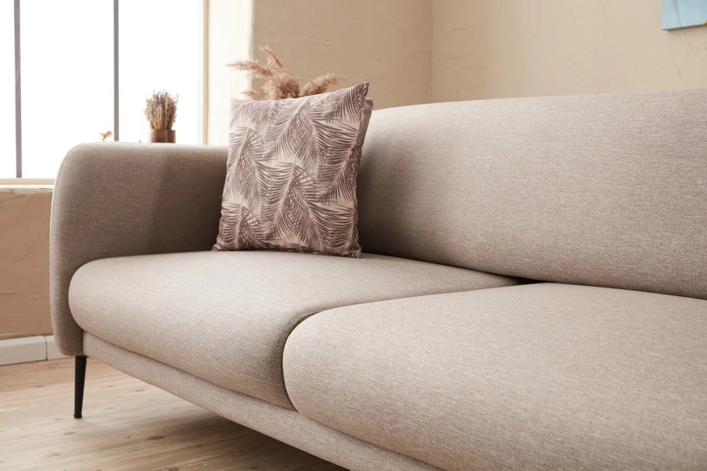 Hanah Home Třímístná pohovka VENUS krémová 210 cm 825BLC2753