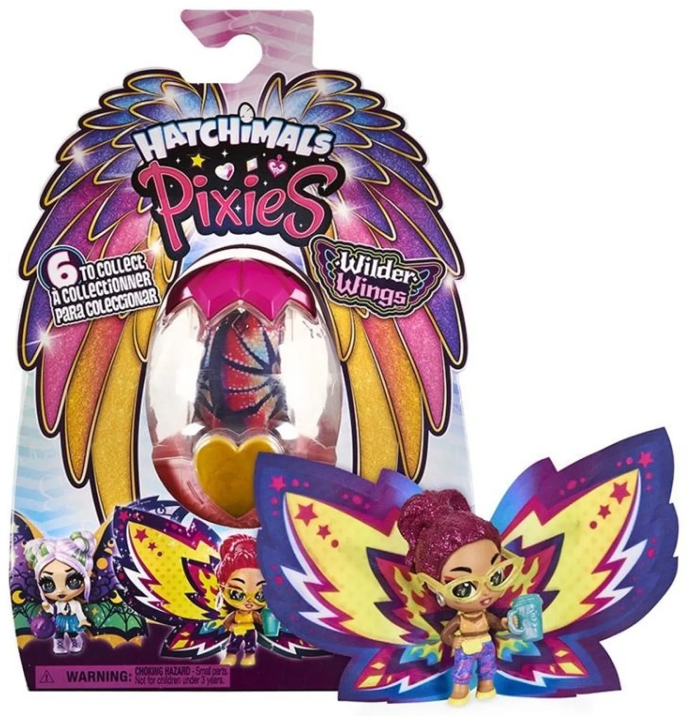 Hatchimals pixies wilder wings víla s křídly