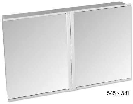 640105 Zrcadlová skříňka dvoudílná