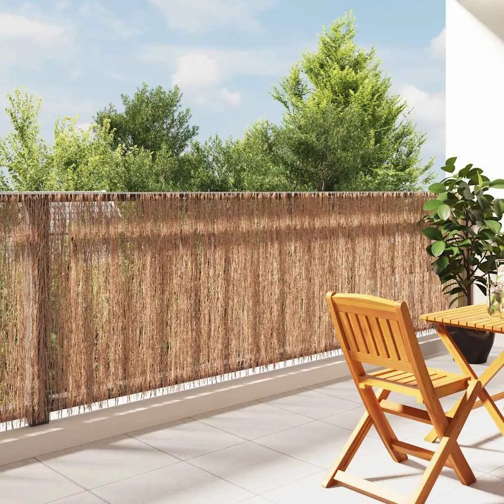 Zahradní plot z mlází 400 x 100 cm 141607