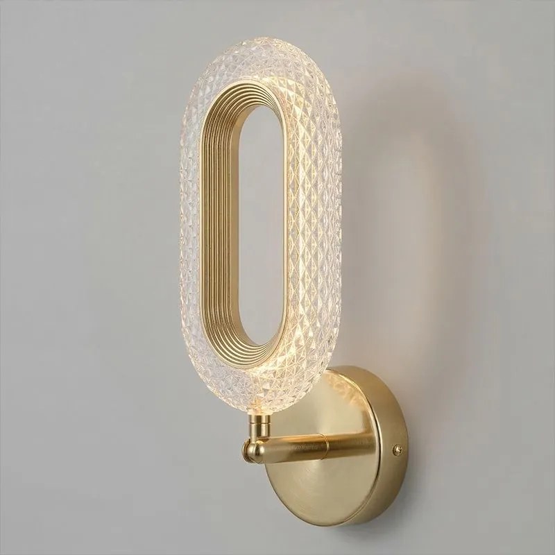 Toolight Rea, NÁSTĚNNÉ LED SVÍTIDLO G171-W GOLD, OSW-07815