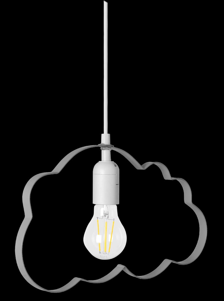 Toolight Rea, ZÁVĚSNÁ LAMPA ŠEDÁ CLOUD, OSW-00452