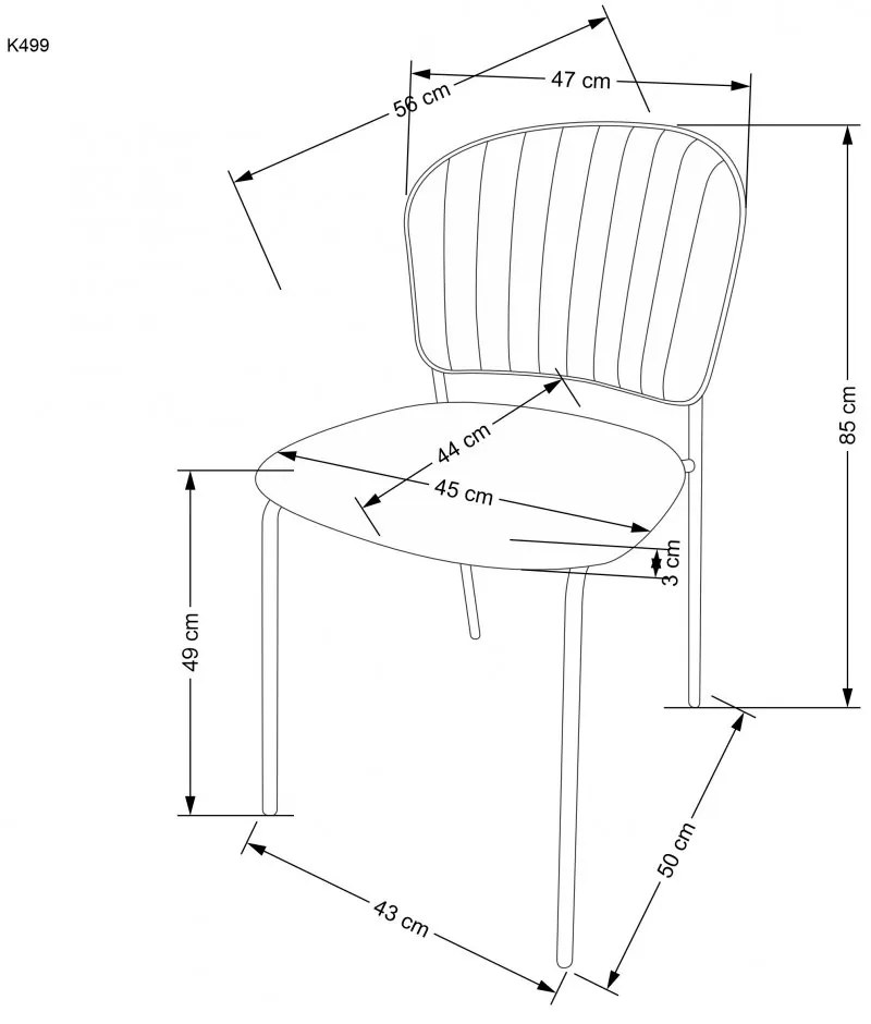 Jídelní židle DIONA — ocel, látka, béžová Halmar
