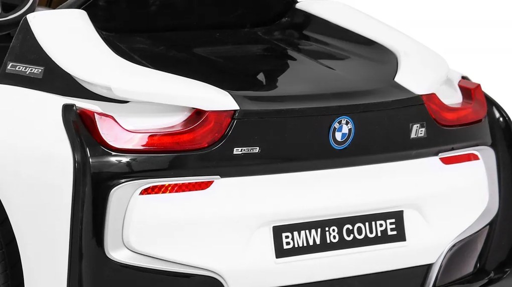 Ramiz Elektrické autíčko BMW i8 Lift bílé + dálkové ovládání