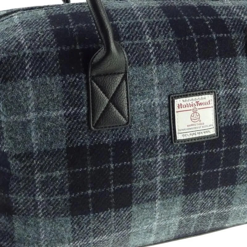 Cestovní taška Overnight Esk - Grey Black Tartan - Glen Appin