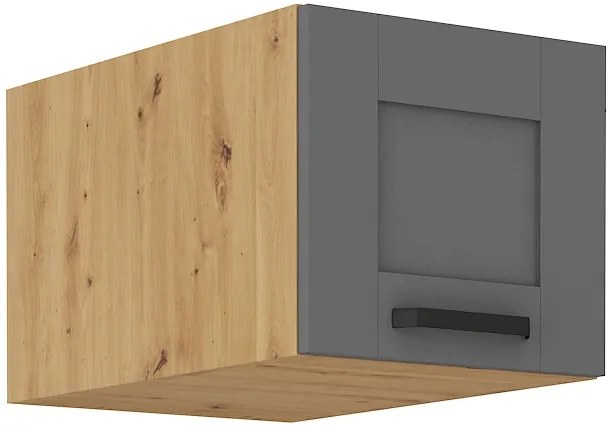 Kuchyňská skříňka LUNA 40 NAGU-36 1F korpus: dub artisan, barva dvířek: šedá DUST