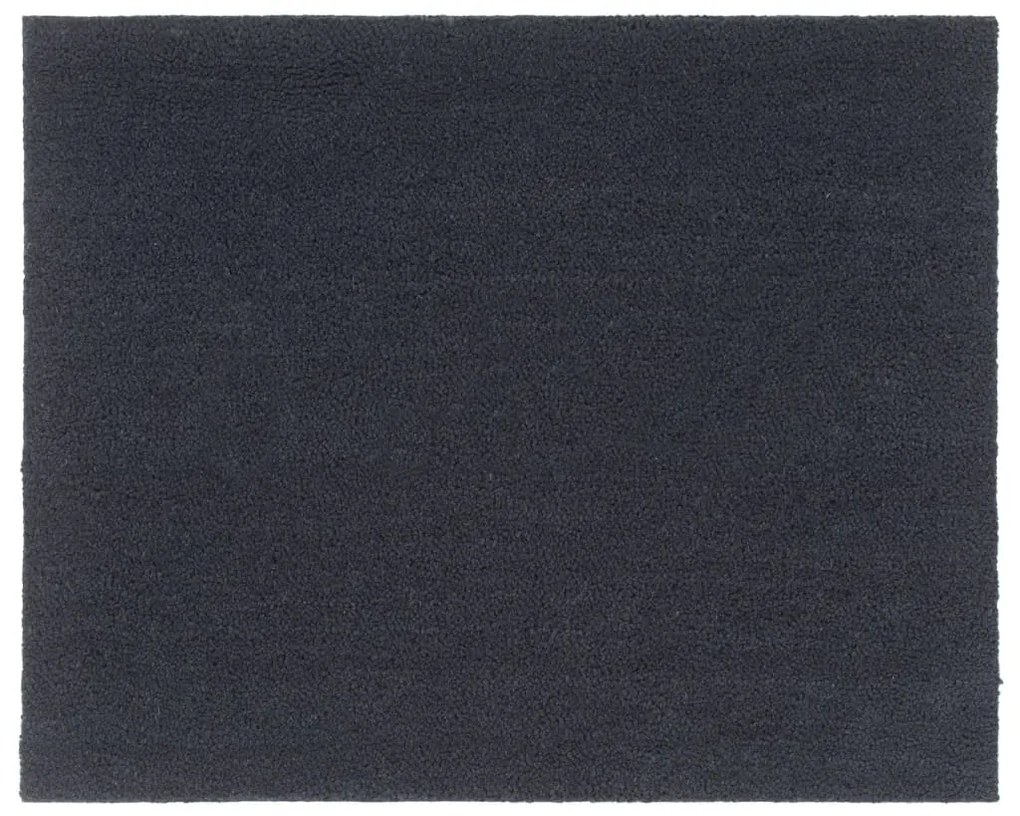 Rohožka před dveře tmavě šedá 80 x 100 cm kokosové vlákno 155592