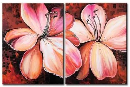 Obrazový set - Růžové květy