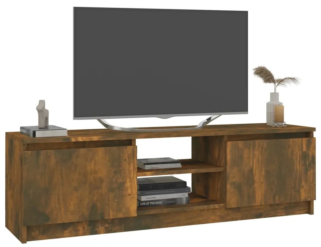 TV skříňka kouřový dub 120 x 30 x 35,5 cm kompozitní dřevo