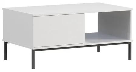 Konferenční stolek Marinez MR02, Barva: bílá