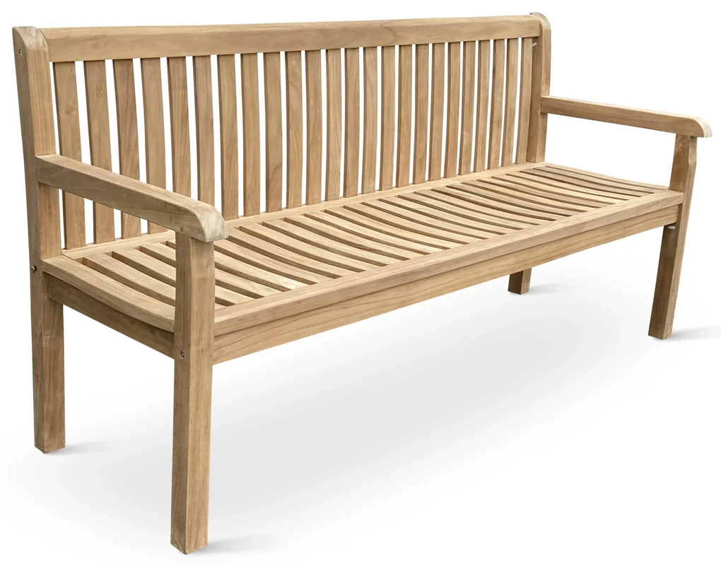 Nábytek Texim Kingsbury zahradní lavice teak 180 cm | BIANO