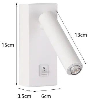 Brilagi - LED Nástěnné bodové svítidlo MAYA 1xG9/7W/230V bílá