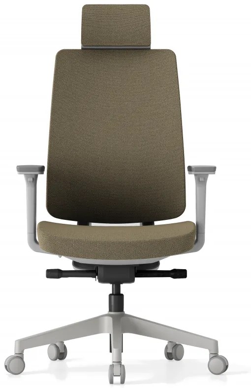 Office Pro Kancelářská ergonomická židle K50 — bílá Černá