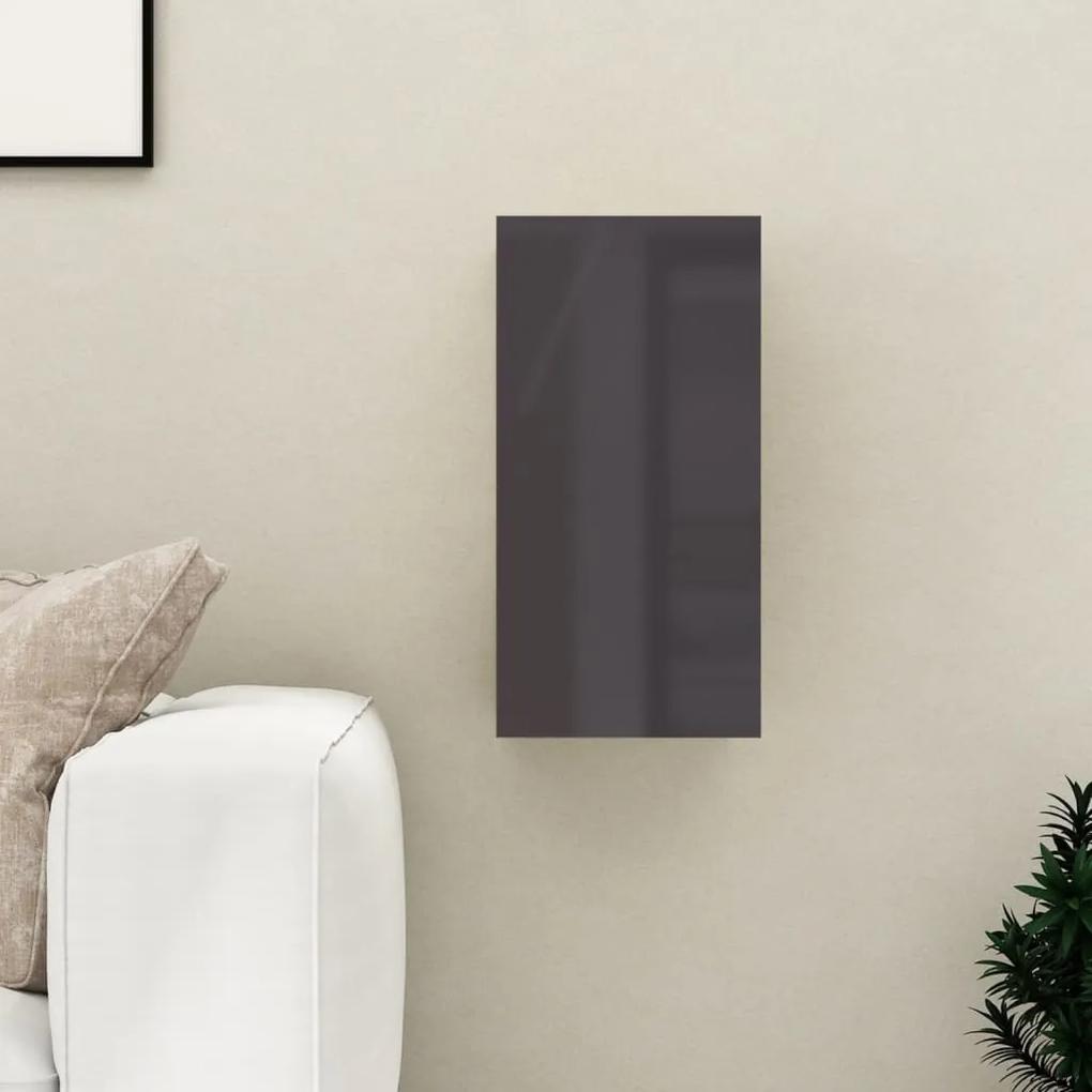 vidaXL TV skříňka 30,5 x 30 x 60 cm kompozitní dřevo [803326] Barva: Betonová šedá