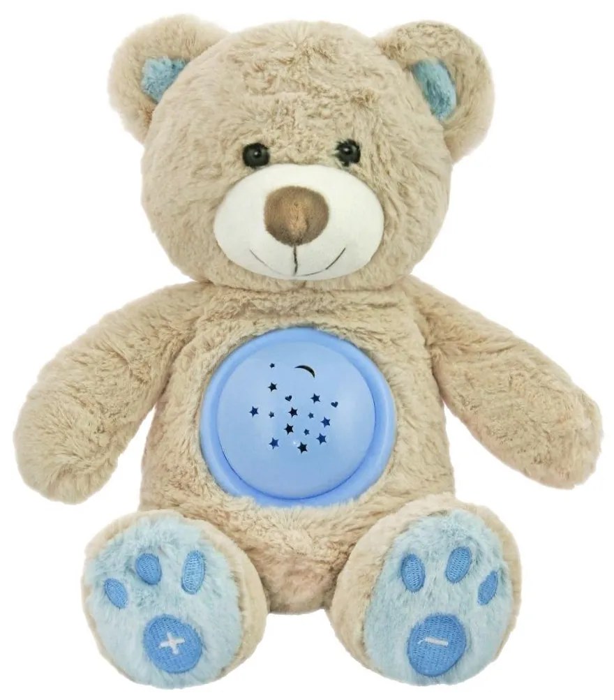 Baby Mix Plyšový medvídek s projektorem STK-18956 modrá