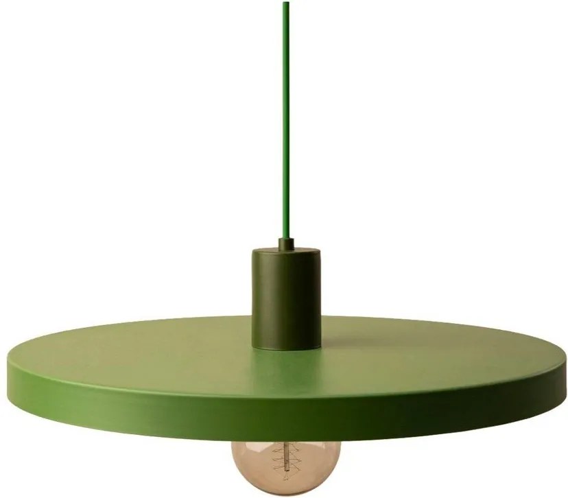 Zelené kovové závěsné svítidlo ø 40 cm Ori – Micadoni