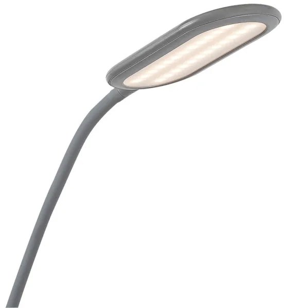 Rabalux 74010 - LED Stmívatelná dotyková stojací lampa ADELMO LED/10W/230V šedá