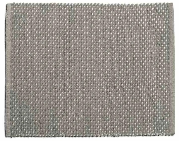 KELA Koupelnová předložka Miu směs bavlna/polyester kamenně šedá 65,0x55,0x1,0cm