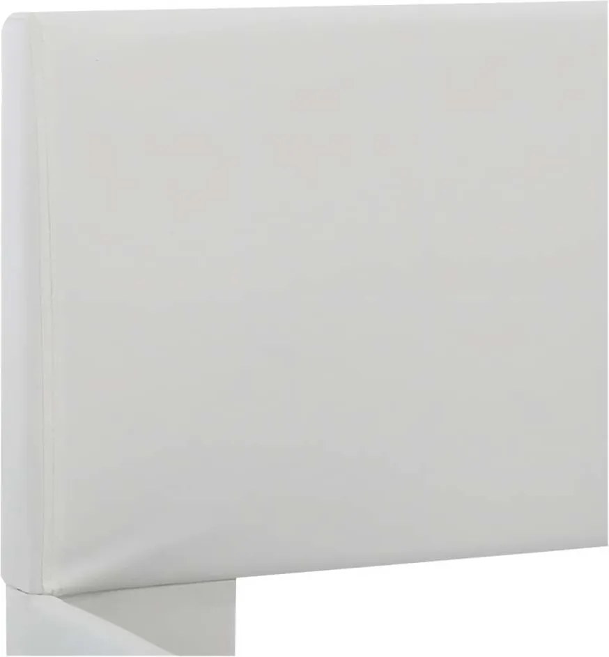 Rám postele s LED světlem bílý umělá kůže 180 x 200 cm 285491
