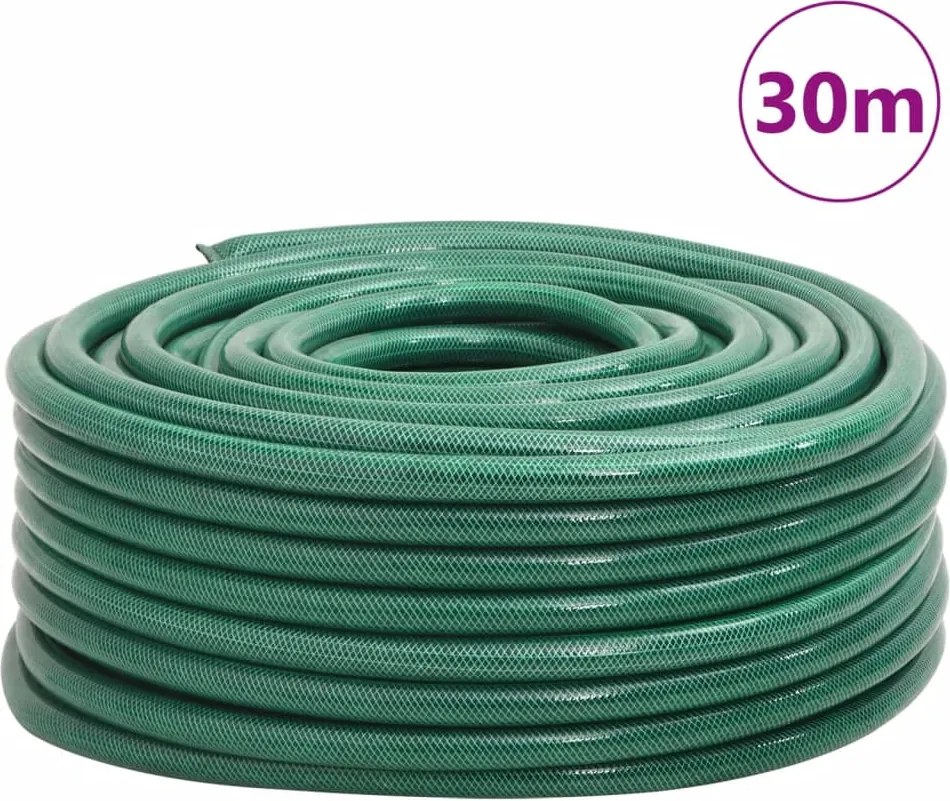 Zahradní hadice zelená 1" 30 m PVC 154390