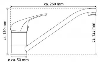 Eisl NI182CR - Dřezová baterie GRANDE VITA CLASSIC lesklý chrom