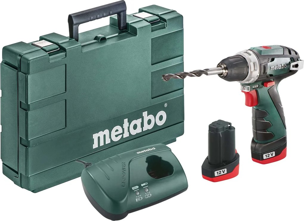 Metabo Aku vrtací šroubovák PowerMaxx BS Basic, 12 V