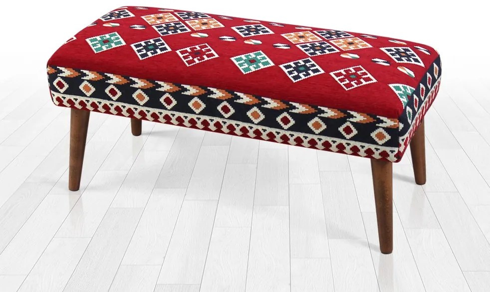 Atelier del Sofa Taburet Vezir v3 - Red, Vícebarevná