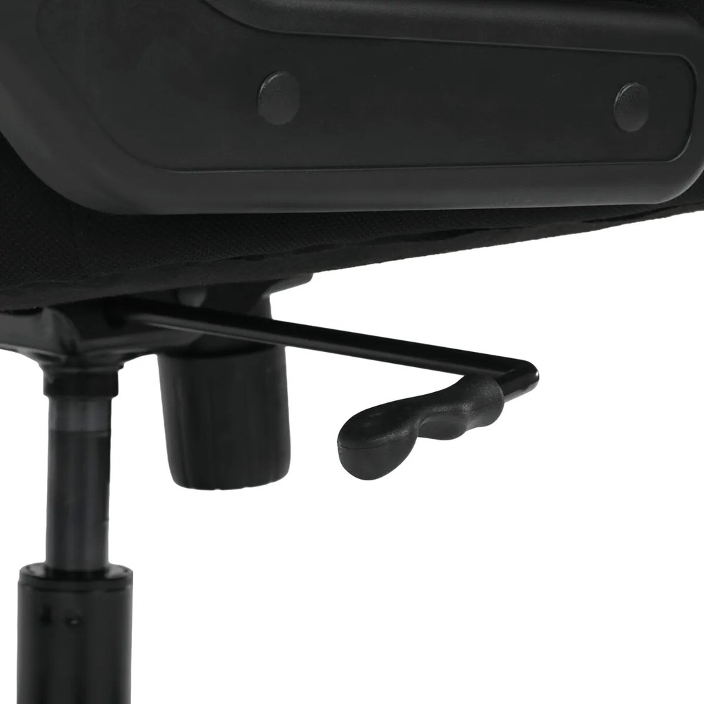 Ergonomická kancelářská židle AIR - černá síťovina / látka / nosnost 180 kg