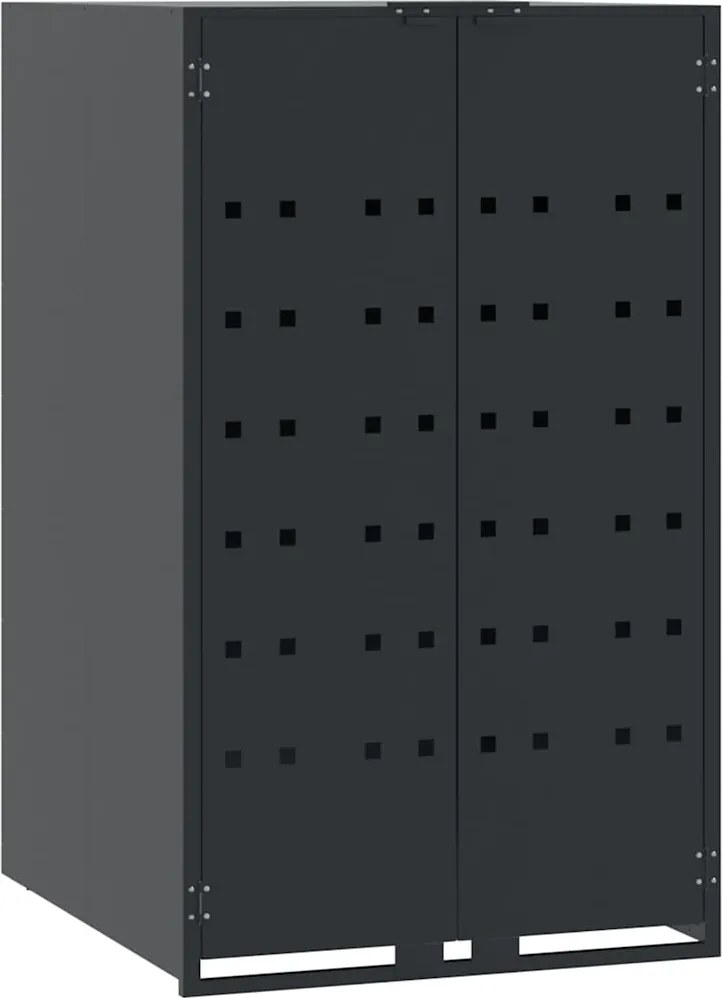 Box na 5 popelnic antracitový 345 x 79 x 117 cm ocel 3279985