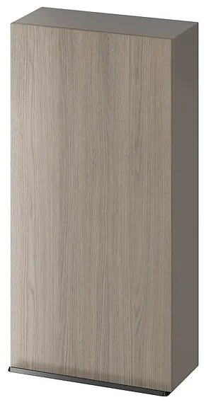 Cersanit - VIRGO závěsná skříňka 40cm, šedá-černá, S522-038