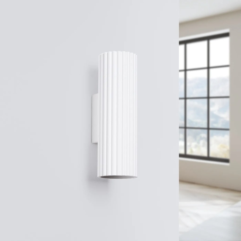 Sollux Lighting Nástěnné svítidlo KARBON 20 bílé